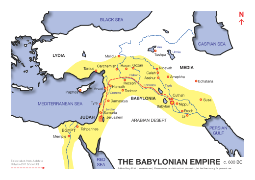 Map of the Babylonian empire | VISUAL UNIT